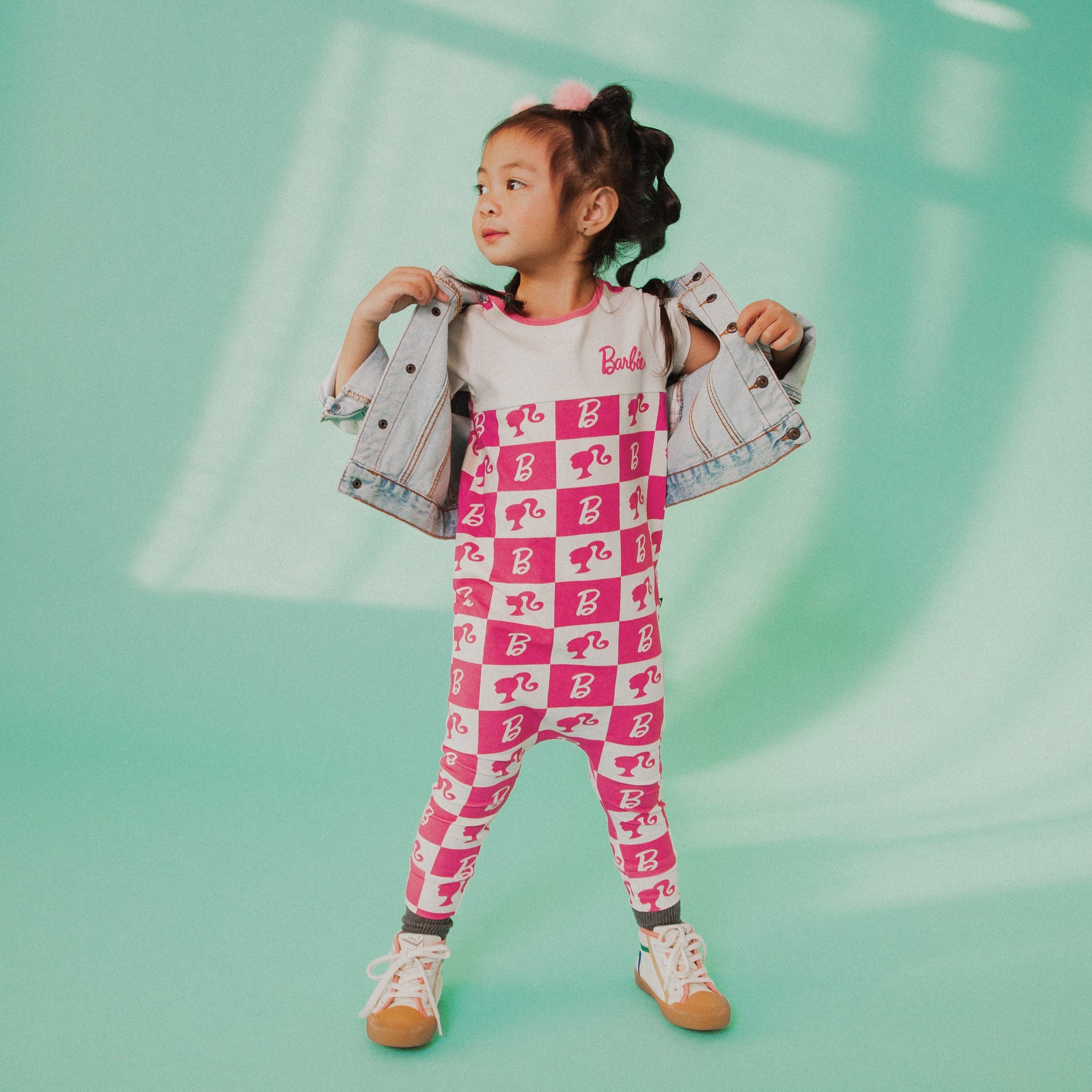 Barbie Check Short Sleeve Rag | Kids Rompers & Jumpsuits | RAGS.com ...